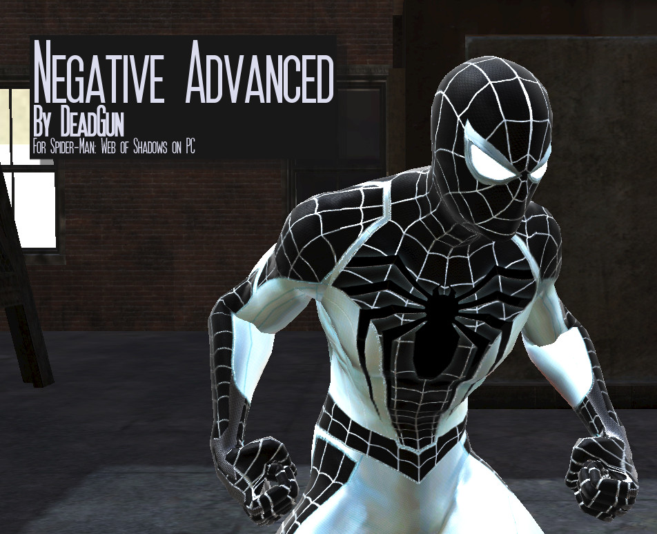 Negative Advanced Suit Mod for Spider-Man: Web of Shadows | SM:WoS Mods