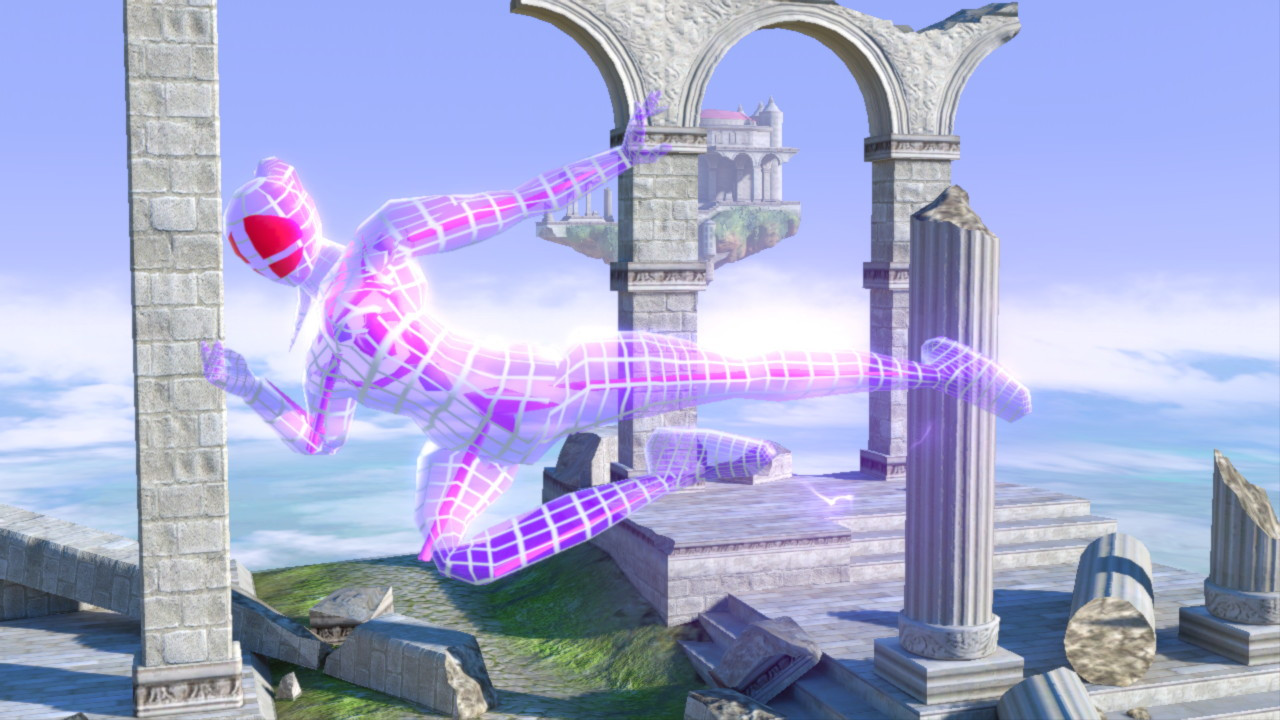 Female Fighting Wireframe (Melee) Mod for Super Smash Bros. Ultimate ...