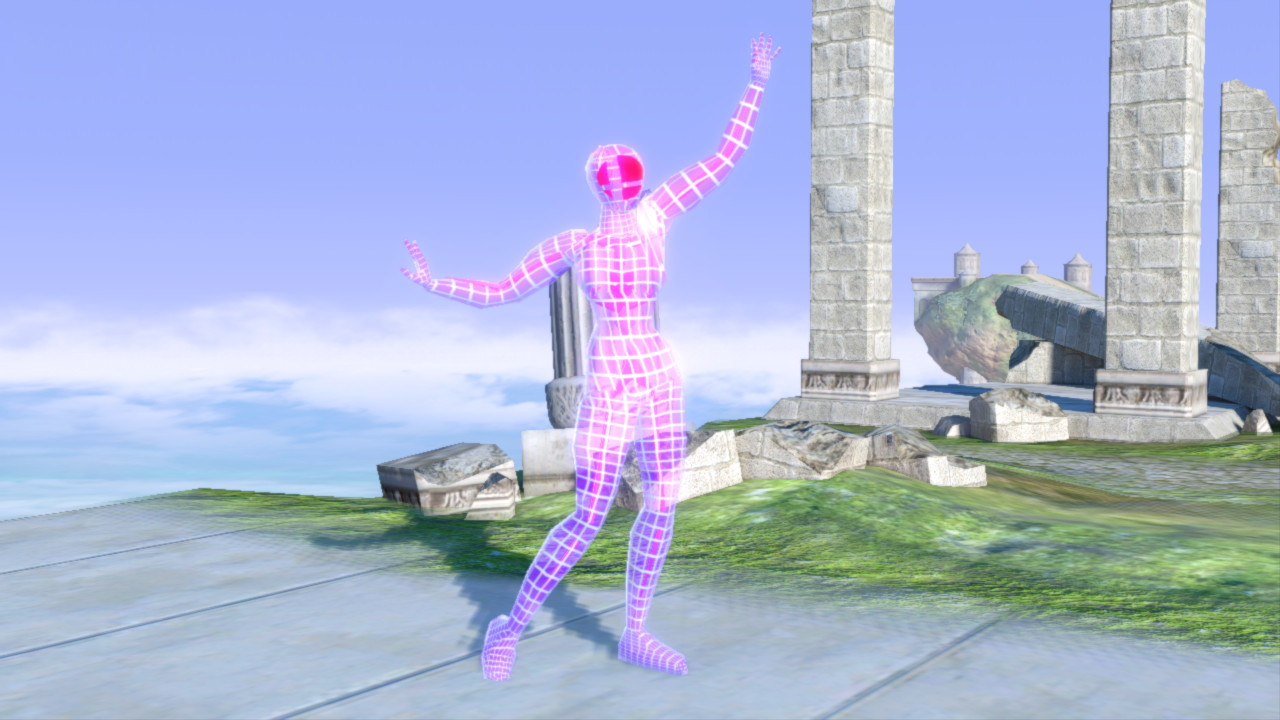 Female Fighting Wireframe (Melee) Mod for Super Smash Bros. Ultimate ...