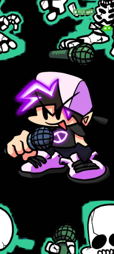 Vibrant Neon BF Skin [Friday Night Funkin'] [Mods]