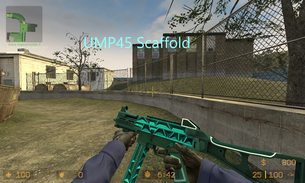 UMP45 Scaffold Mod for Counter-Strike: Source | CS:S Mods