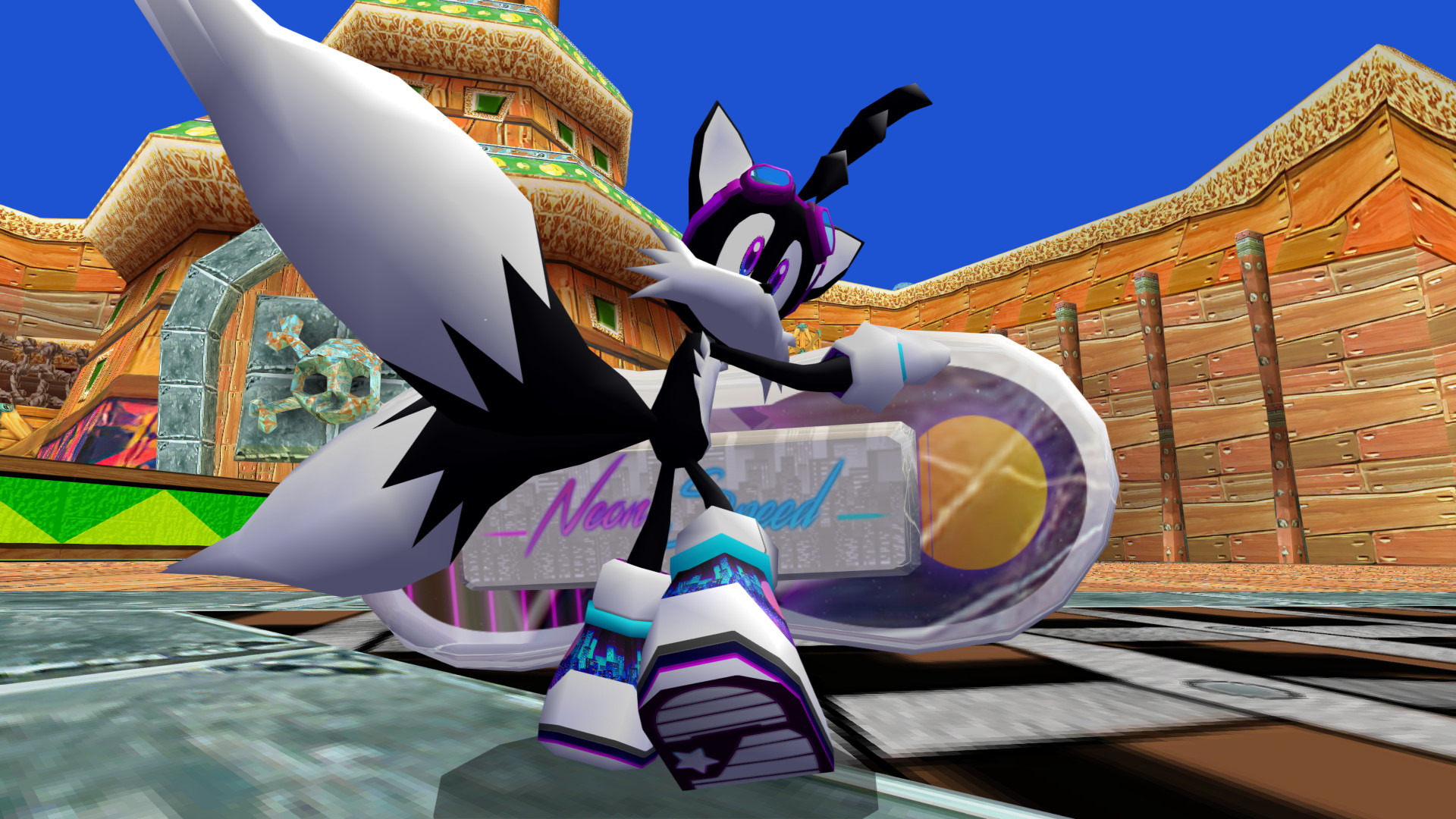 Neon LightBoard Mod for Sonic Riders (GameCube) | SR-GC Mods