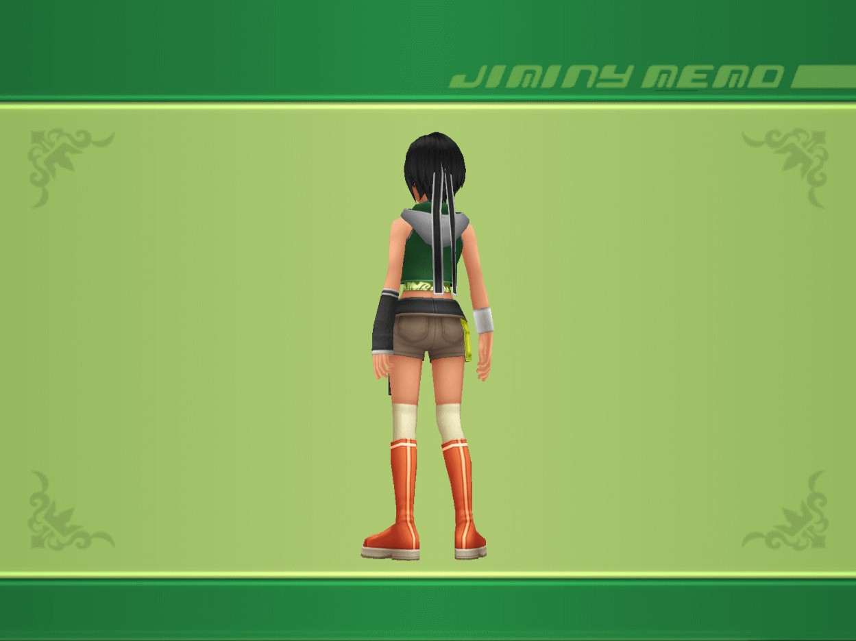 Colorful Yuffie Mod for Kingdom Hearts II - Final Mix | KH2FM Mods
