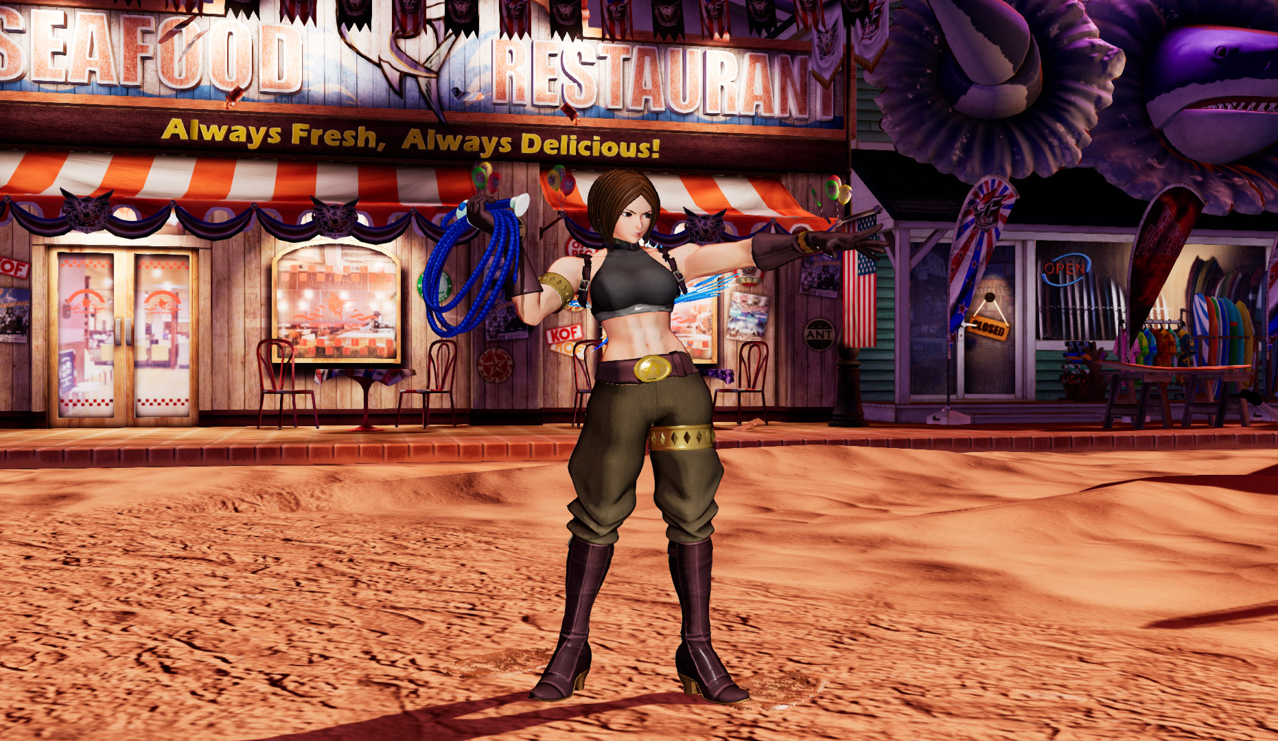 Jacketless Whip V2 Mod for The King of Fighters XV | KoFXV Mods