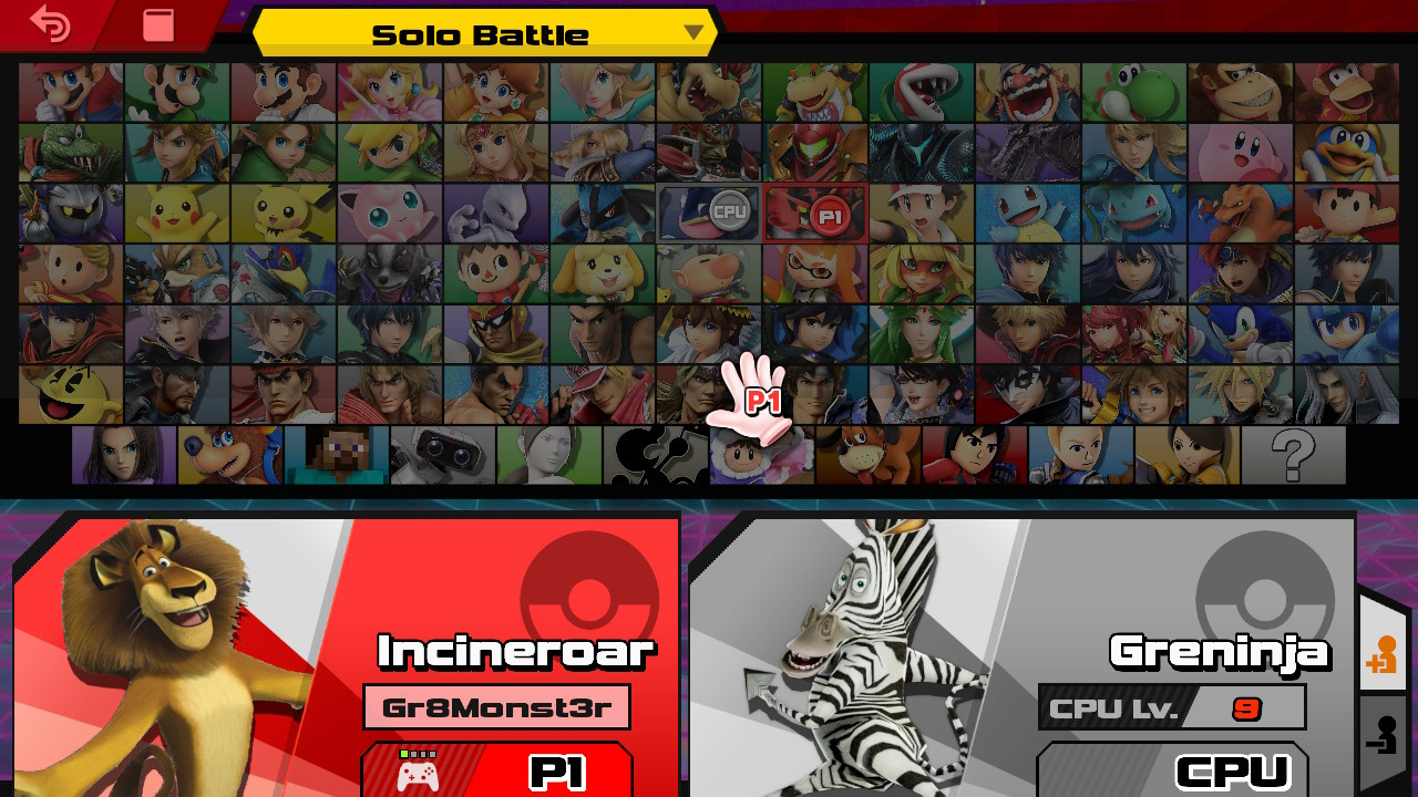 Alex The Lion UI Mod for Super Smash Bros. Ultimate | SSBU Mods