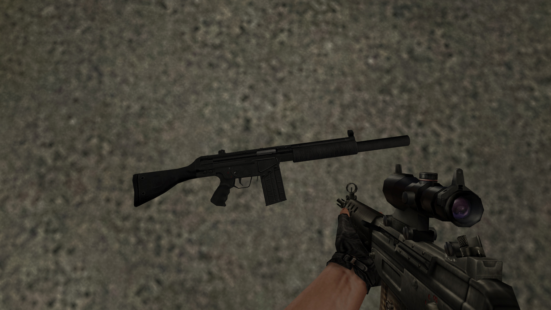 H&K G3SD Special Purpose Battle Rifle Mod for Counter-Strike 1.6 | CS1 ...