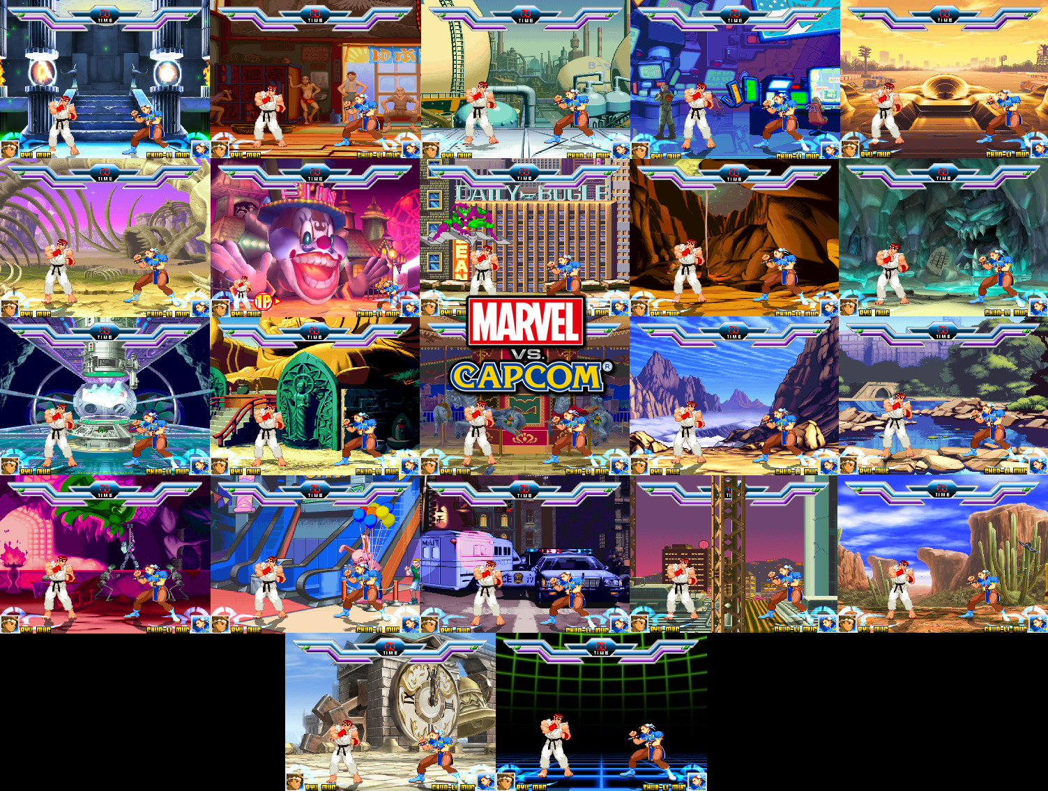 Marvel vs Capcom stages pack! Mod for M.U.G.E.N | MUGEN Mods