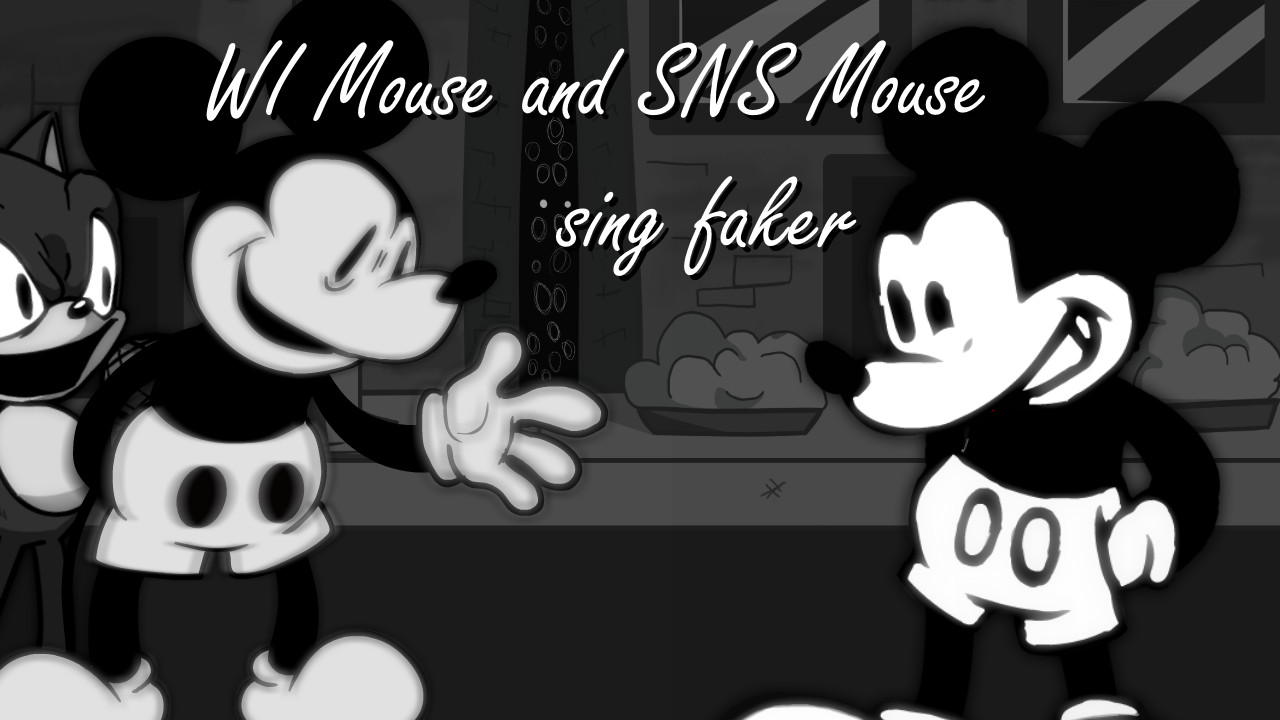 WI Mouse and SNS Mouse sing Faker Mod for Friday Night Funkin' | FNF Mods