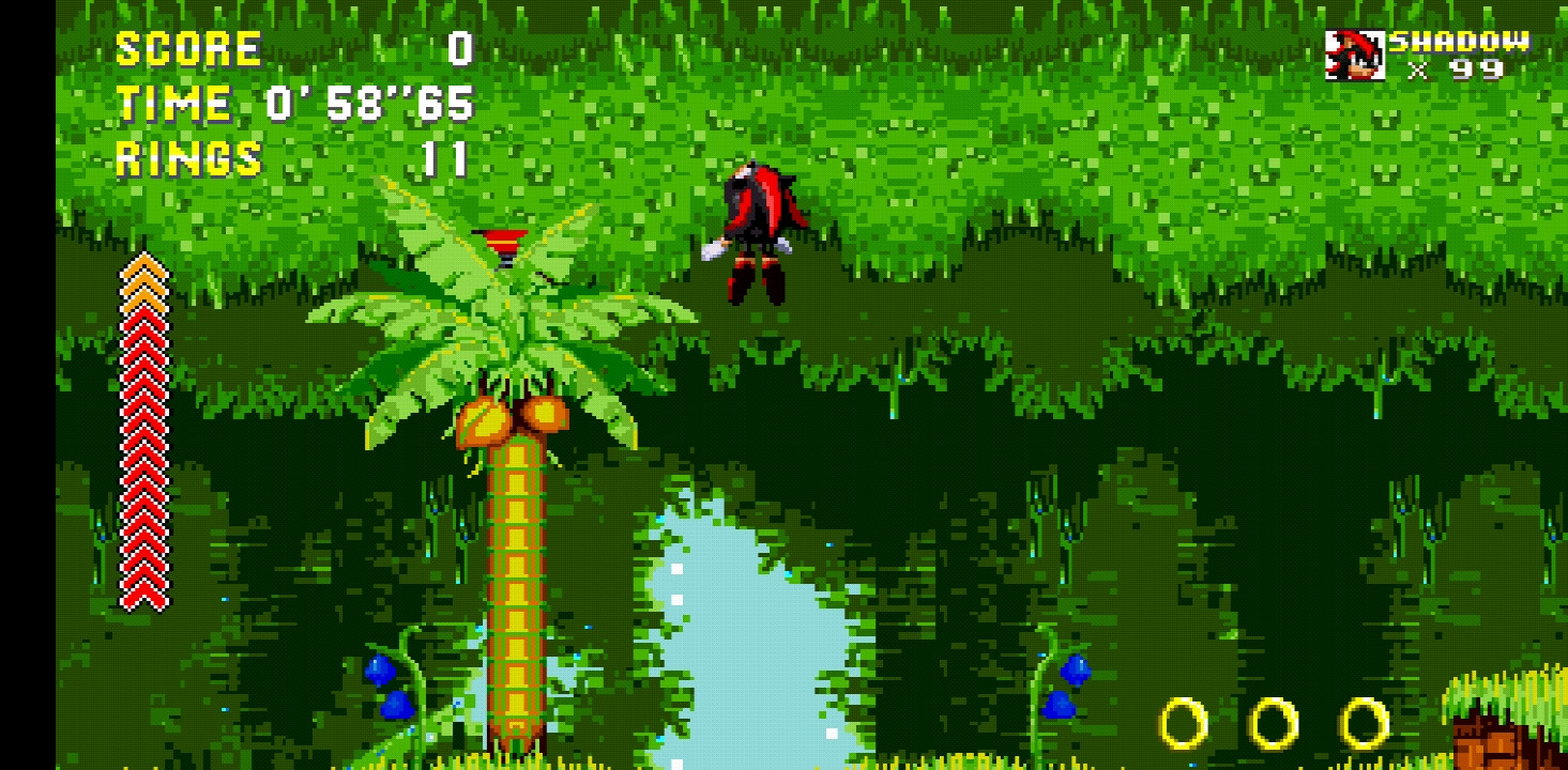 Shadow 3D in 2D Spring Twirl Mod for Sonic 3 A.I.R. | S3AIR Mods