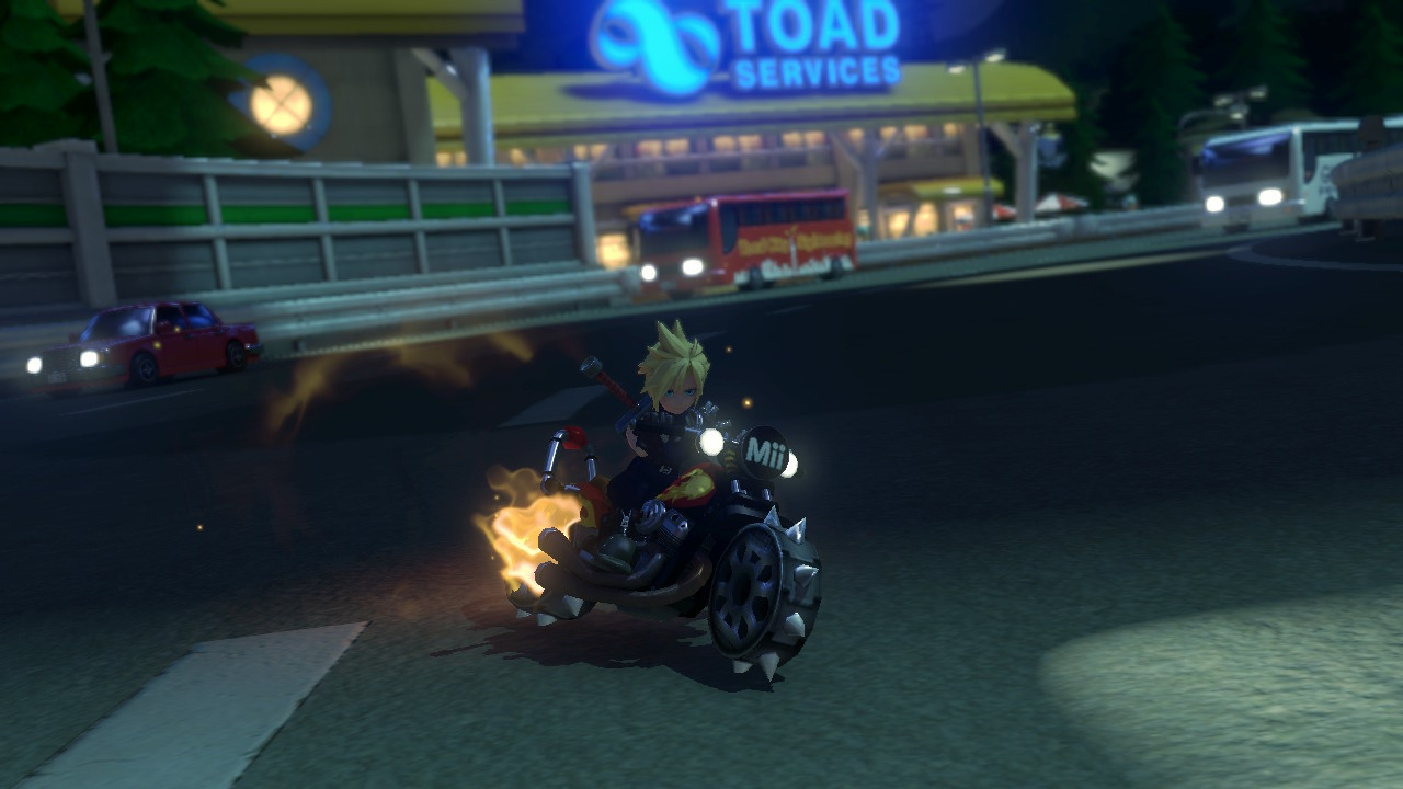 Cloud Strife [Chocobo GP] Mod for Mario Kart 8 Deluxe | MK8D Mods