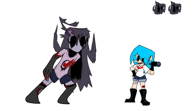 Faker Sky Eclipse Sprite pack [Friday Night Funkin'] [Mods]