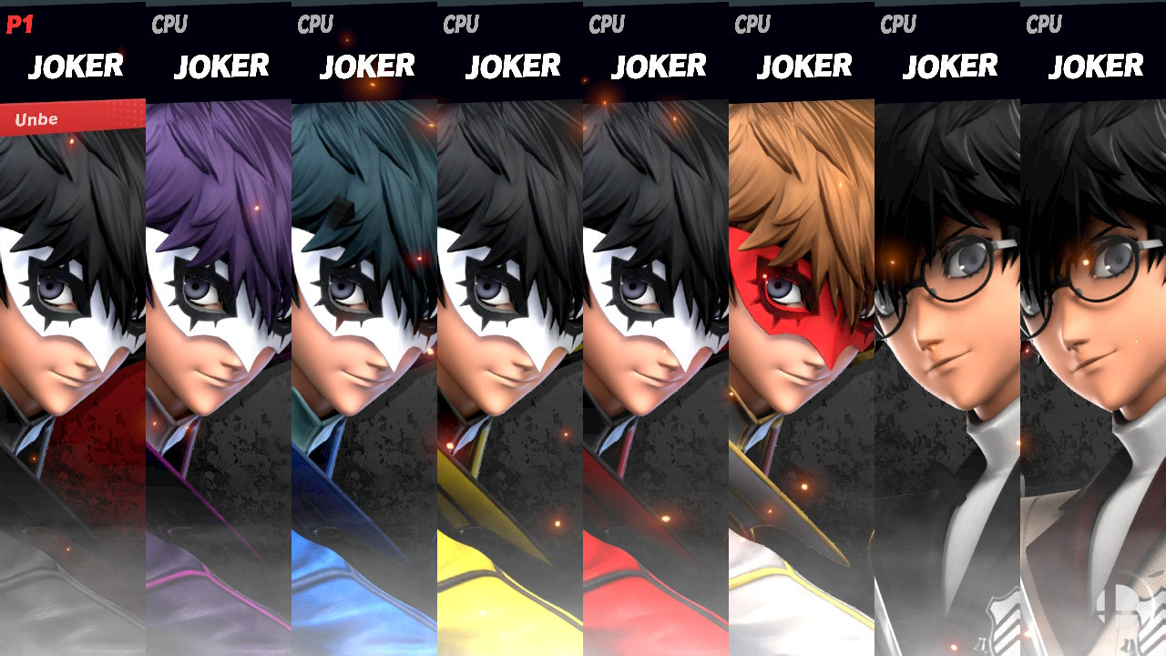Joker Alternate Render UI Set Mod for Super Smash Bros. Ultimate | SSBU ...