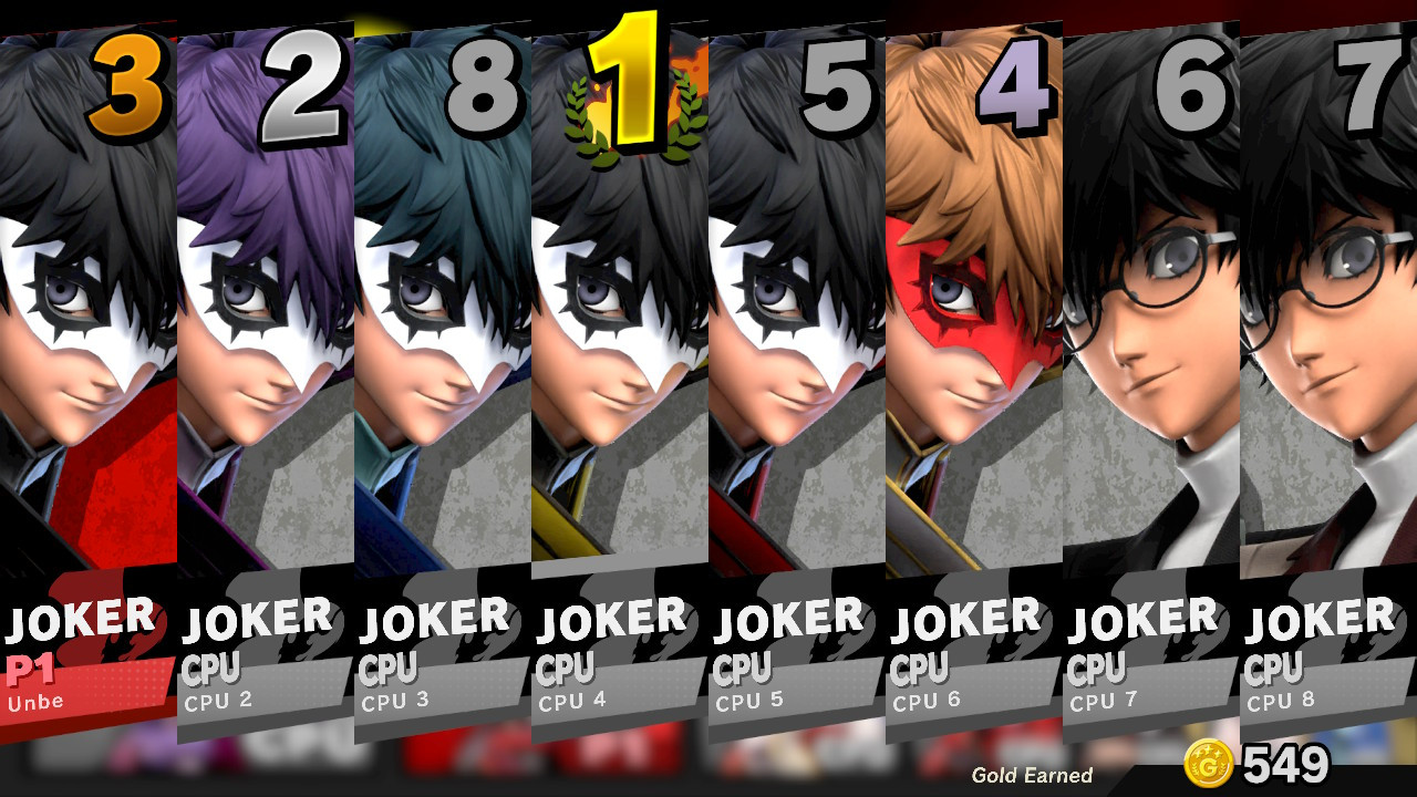 Joker Alternate Render UI Set Mod for Super Smash Bros. Ultimate | SSBU ...