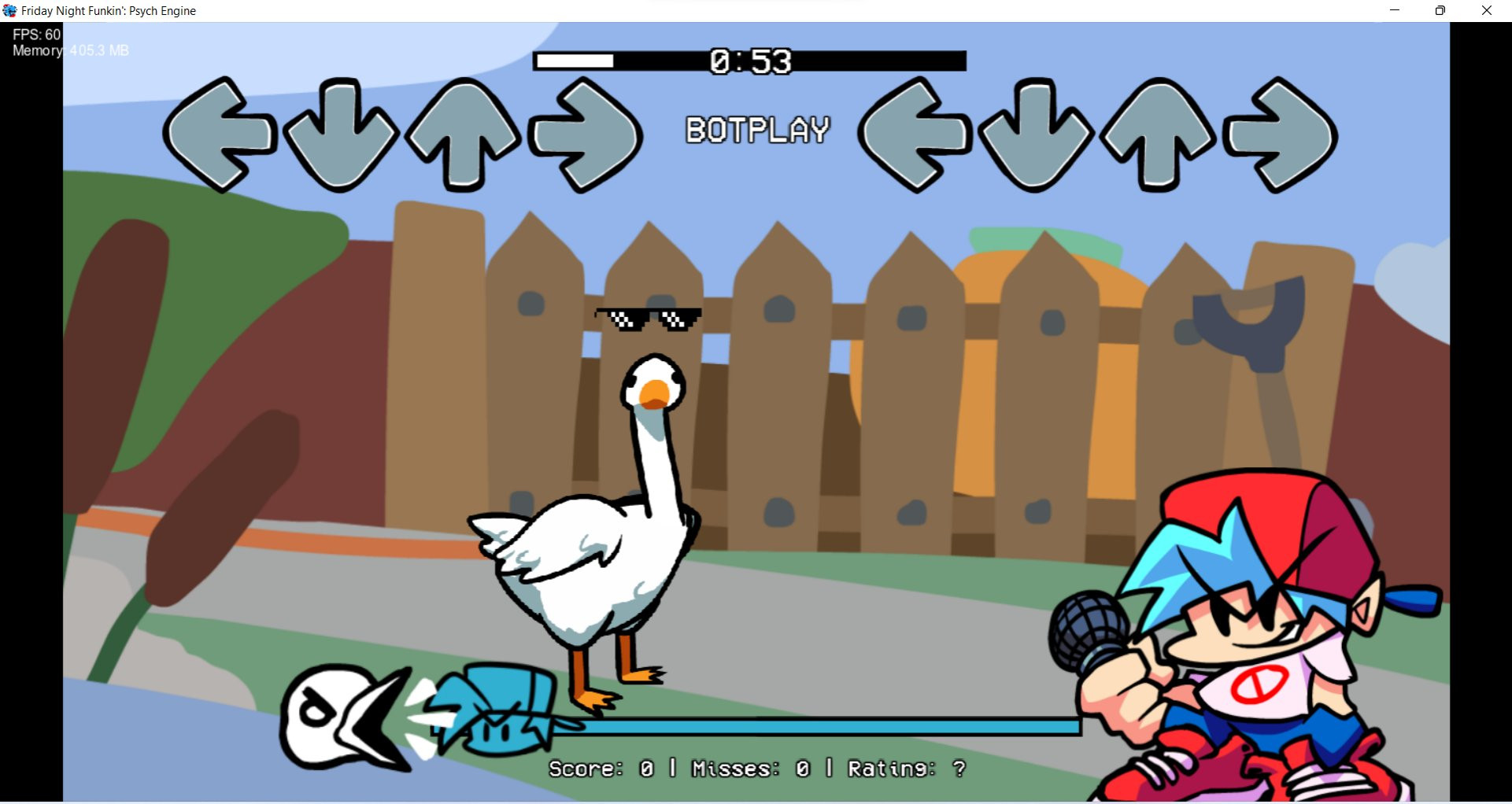 FNF Gose Psych Port Mod for Friday Night Funkin' | FNF Mods