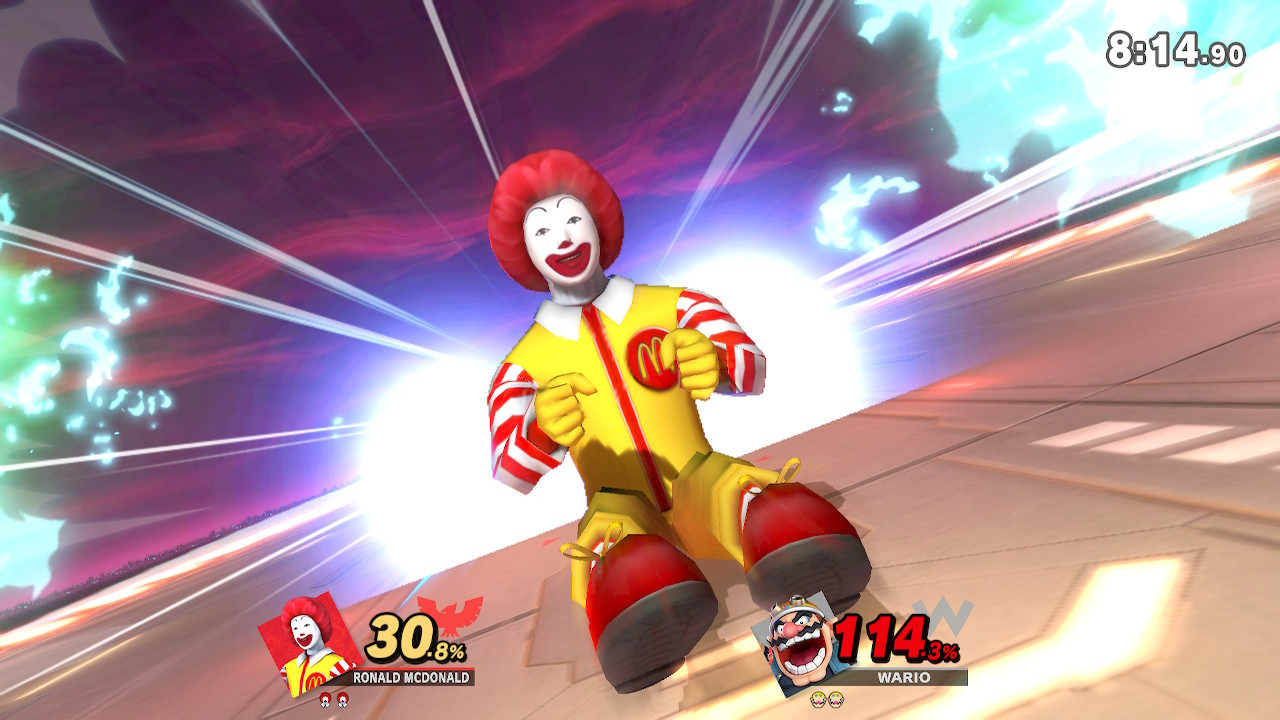 Ronald McDonald (Non-DLC) Mod for Super Smash Bros. Ultimate | SSBU Mods