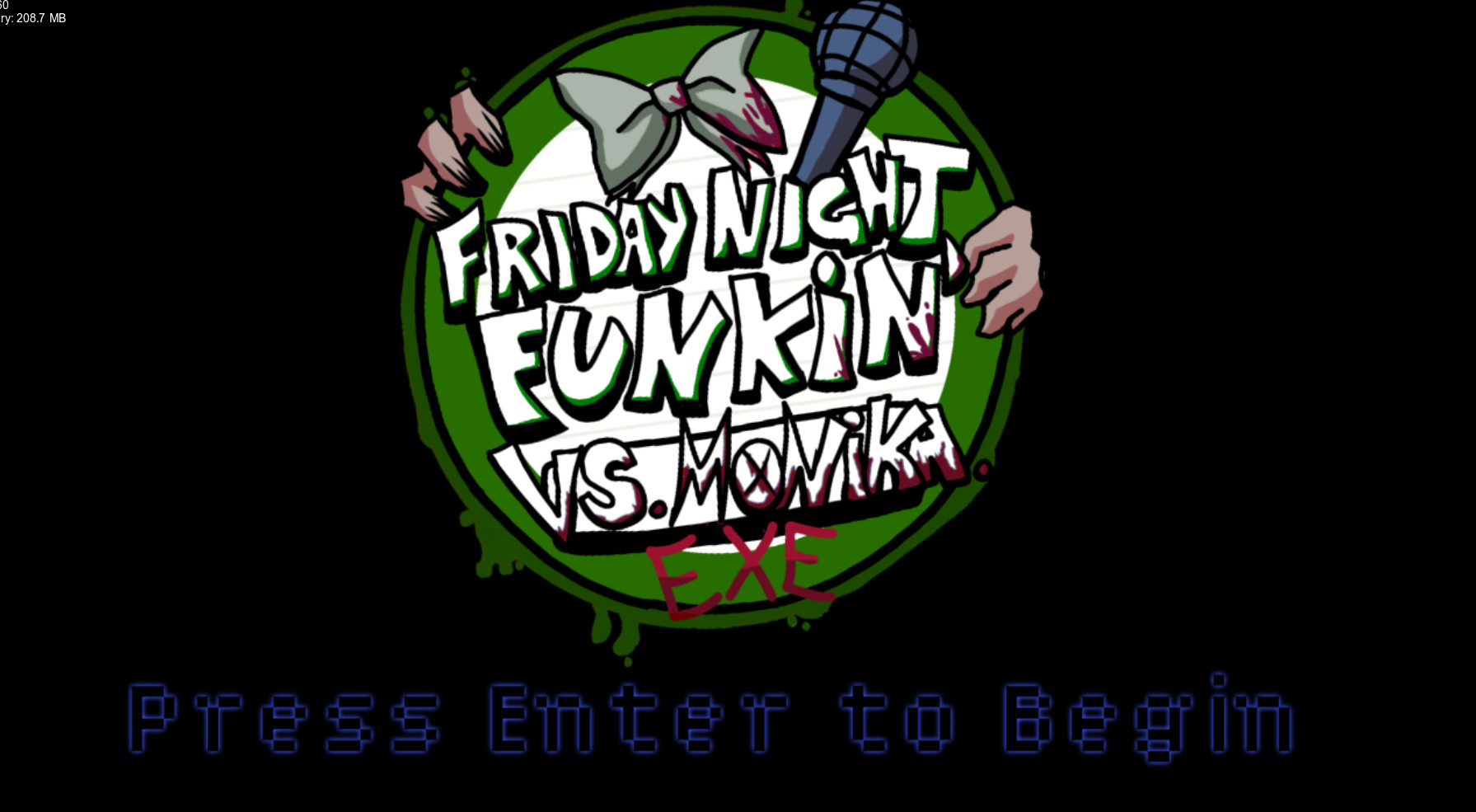 FNF VS Monika.EXE - Festival Trouble Chart FANMADE Mod for Friday Night ...