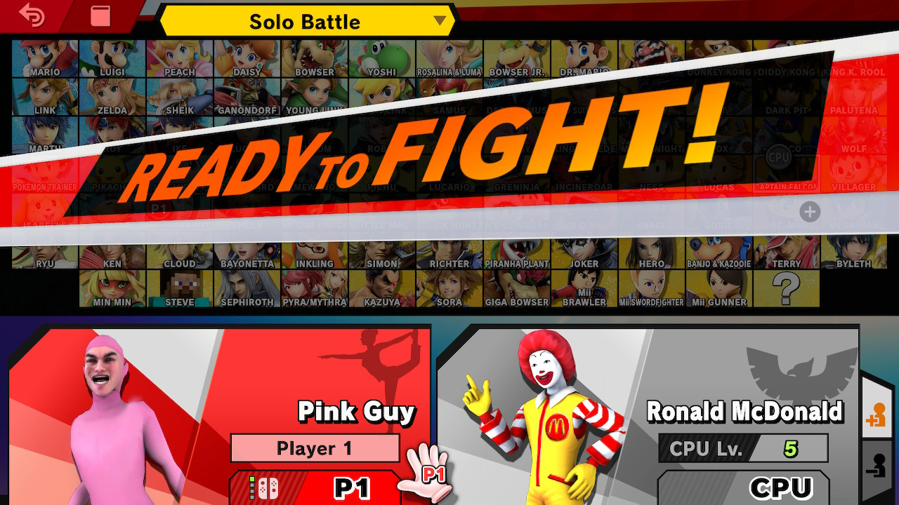 Pink Guy (TVFilthyFrank) Mod for Super Smash Bros. Ultimate | SSBU Mods