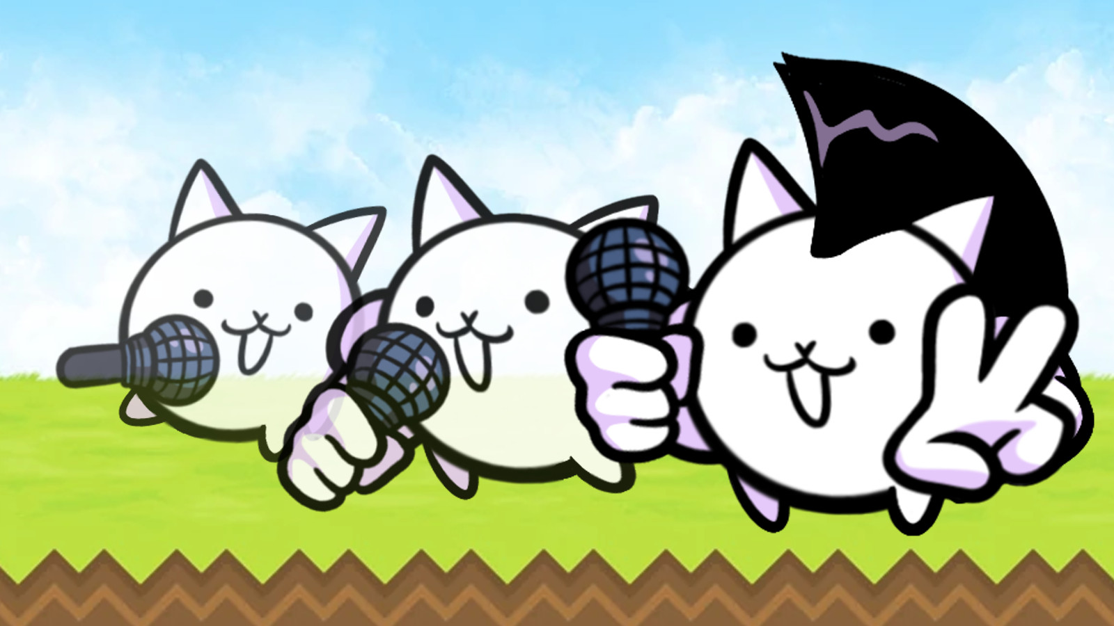 (FNFxBattleCat)Cat Over BF Mod for Friday Night Funkin' | FNF Mods