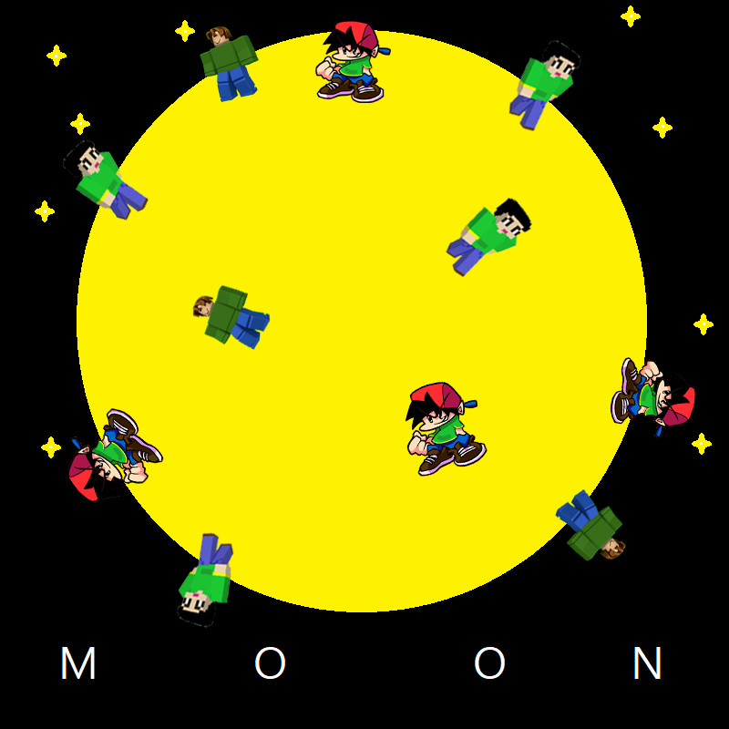 Space Showdown! : VS. **MOON** Mod for Friday Night Funkin' | FNF Mods