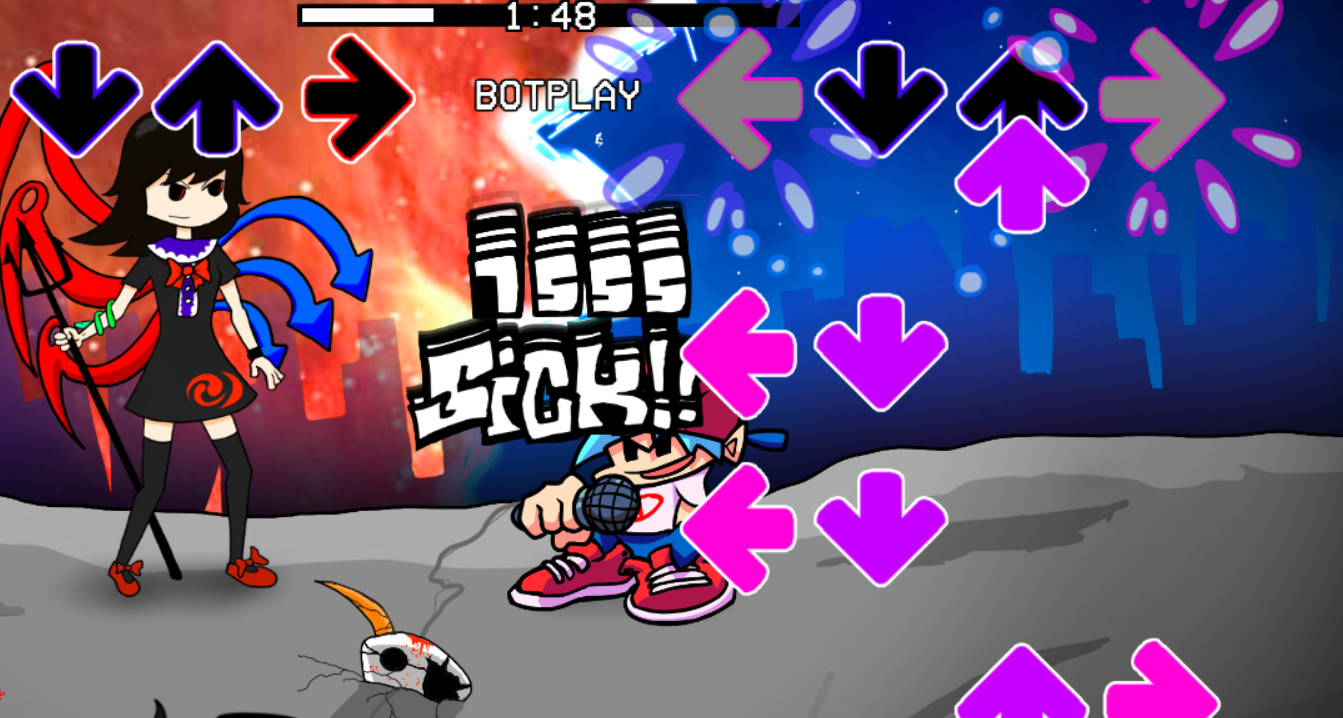 Galaxy Collapse mod / Nue houjuu mod Mod for Friday Night Funkin' | FNF ...