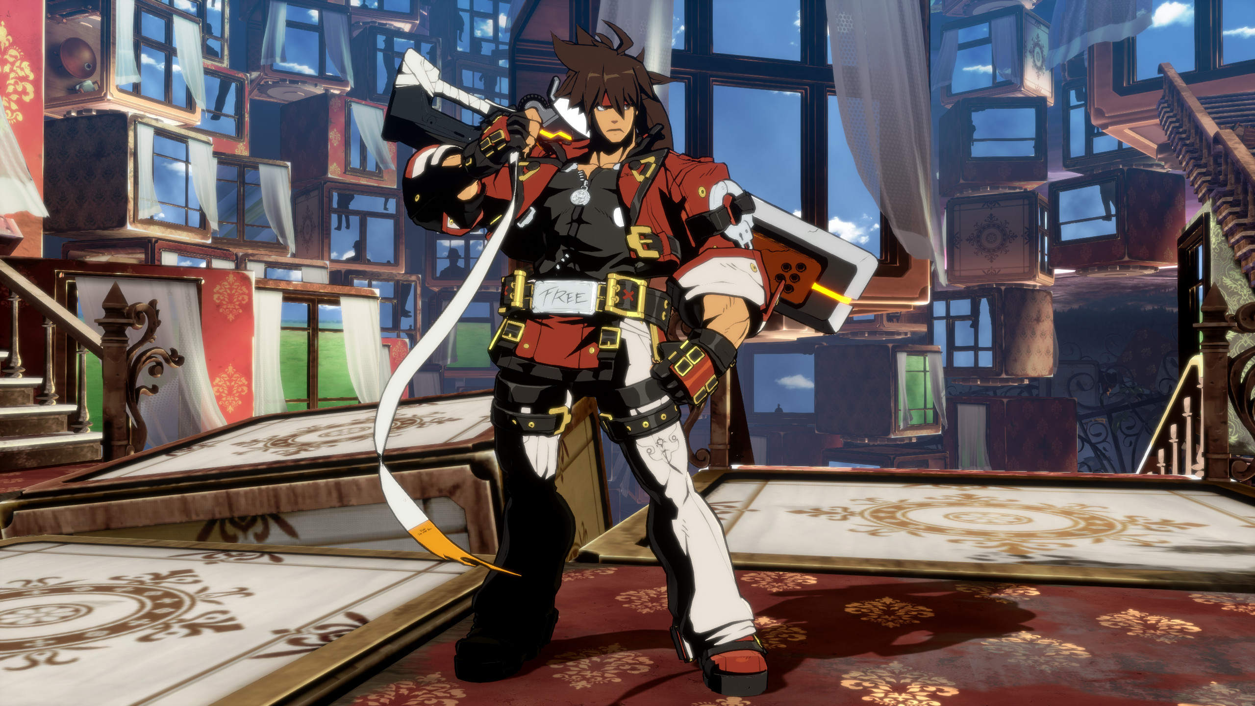 Hard Shading on Sol Badguy (1-11) Mod for GUILTY GEAR -STRIVE- | GGST Mods