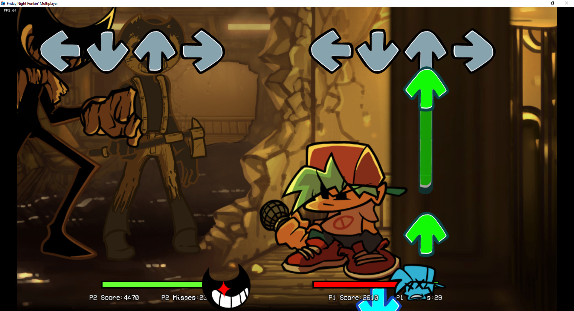 FNF Multiplayer Indie Cross Port Mod for Friday Night Funkin' | FNF Mods