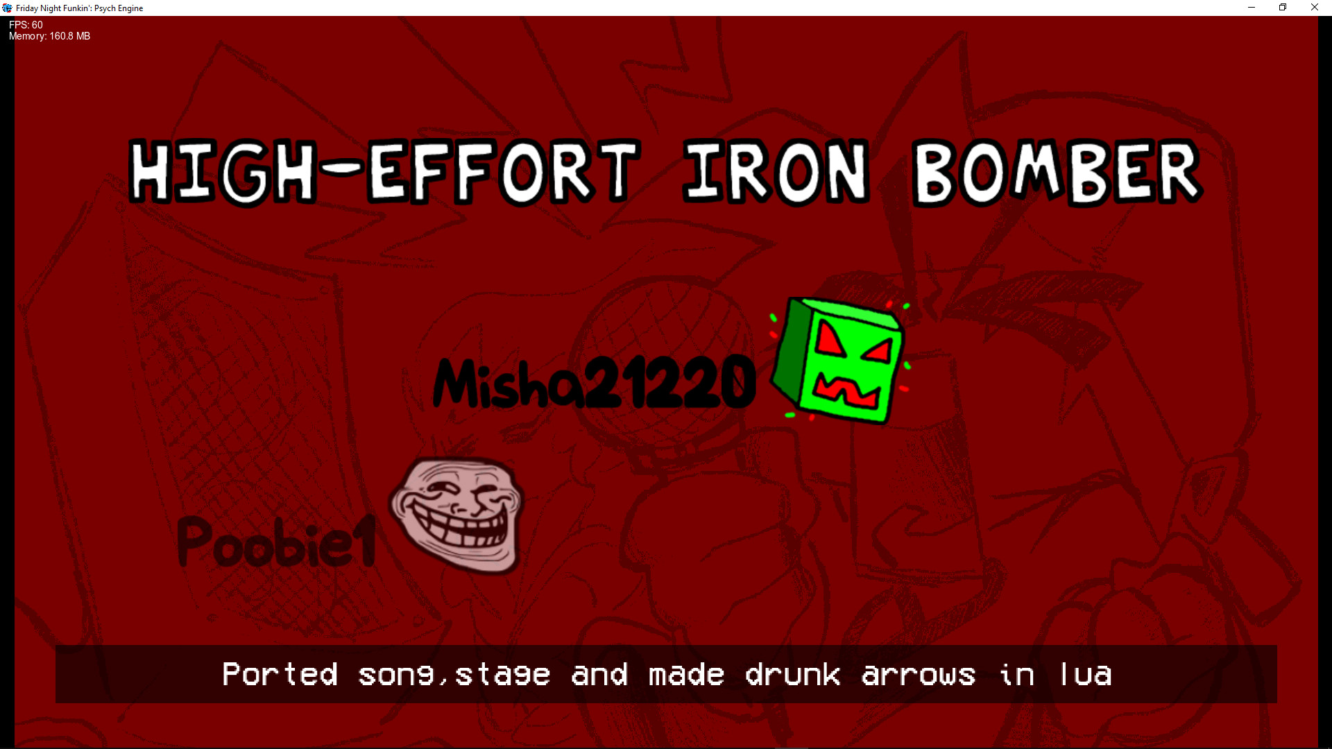 High-Effort Iron Bomber psych engine Mod for Friday Night Funkin' | FNF ...