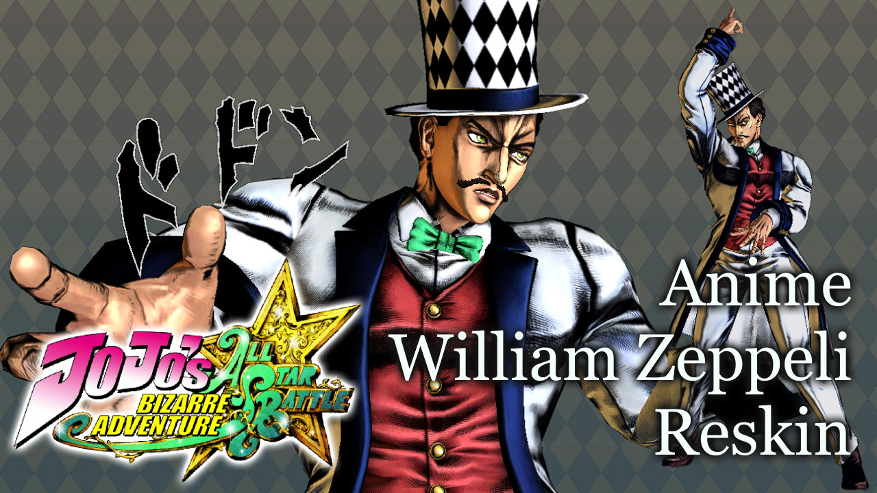 Anime William Zeppeli Reskin Mod for JoJo's Bizarre Adventure: All Star ...