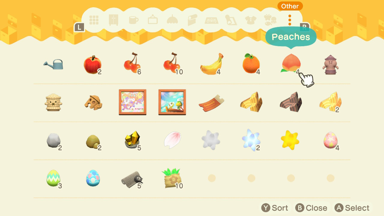 Classic Peaches Mod for Animal Crossing: New Horizons | ACNH Mods