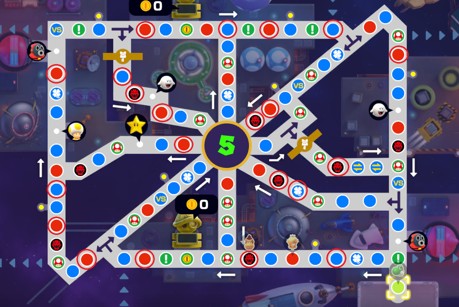 New field allocation [Space Land] Mod for Mario Party Superstars | MPS Mods