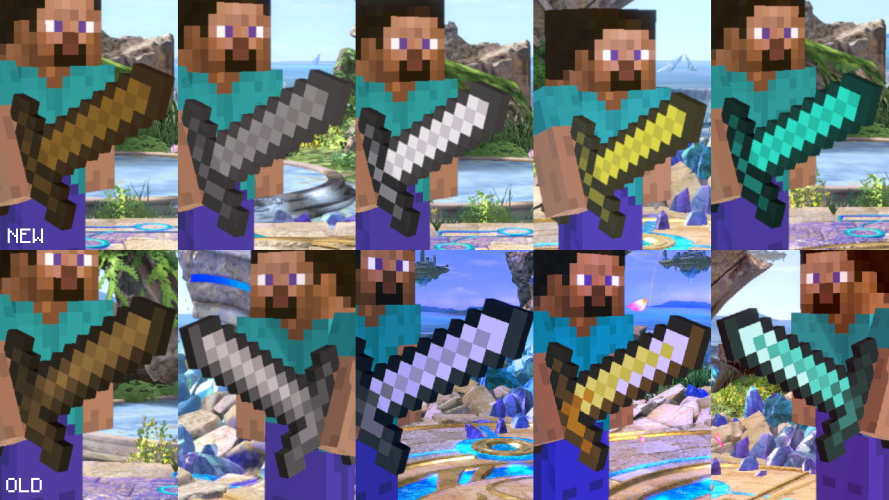 Minecraft Programmer Art Mod for Super Smash Bros. Ultimate | SSBU Mods