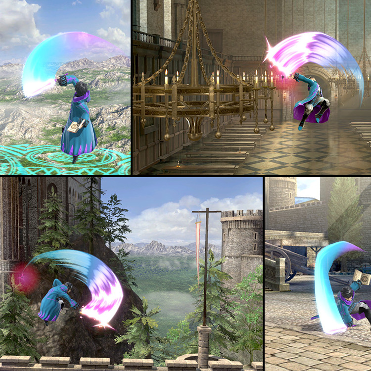 Blue and Purple Robin Trails Mod for Super Smash Bros. Ultimate | SSBU Mods