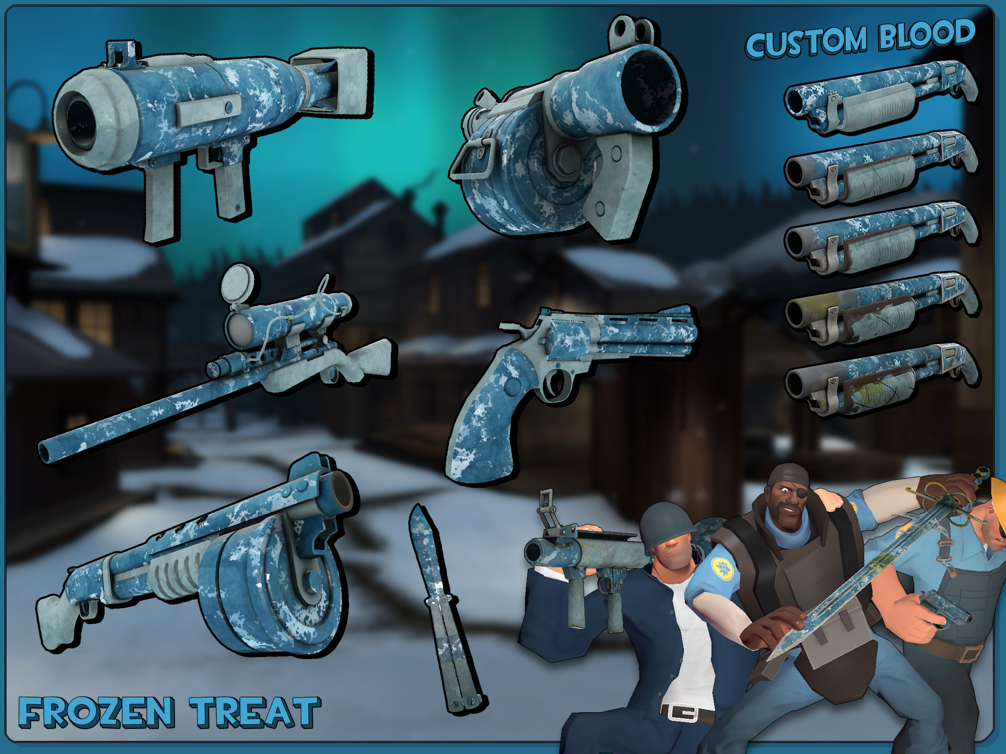 War Paint: Frozen Blight [Team Fortress 2] [Mods]
