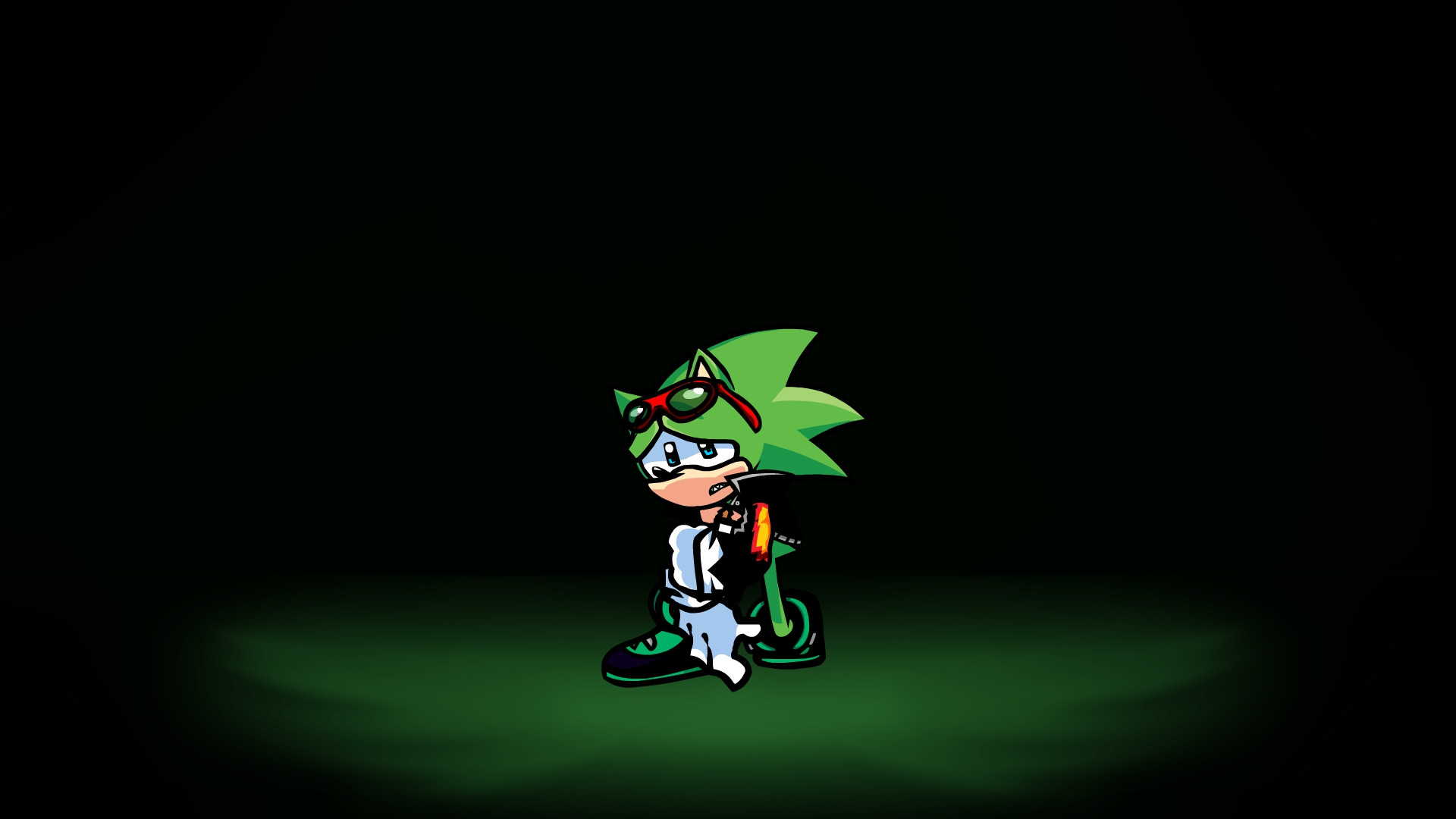 Chaos Nightmare - Scourge Reskin Mod for Friday Night Funkin' | FNF Mods
