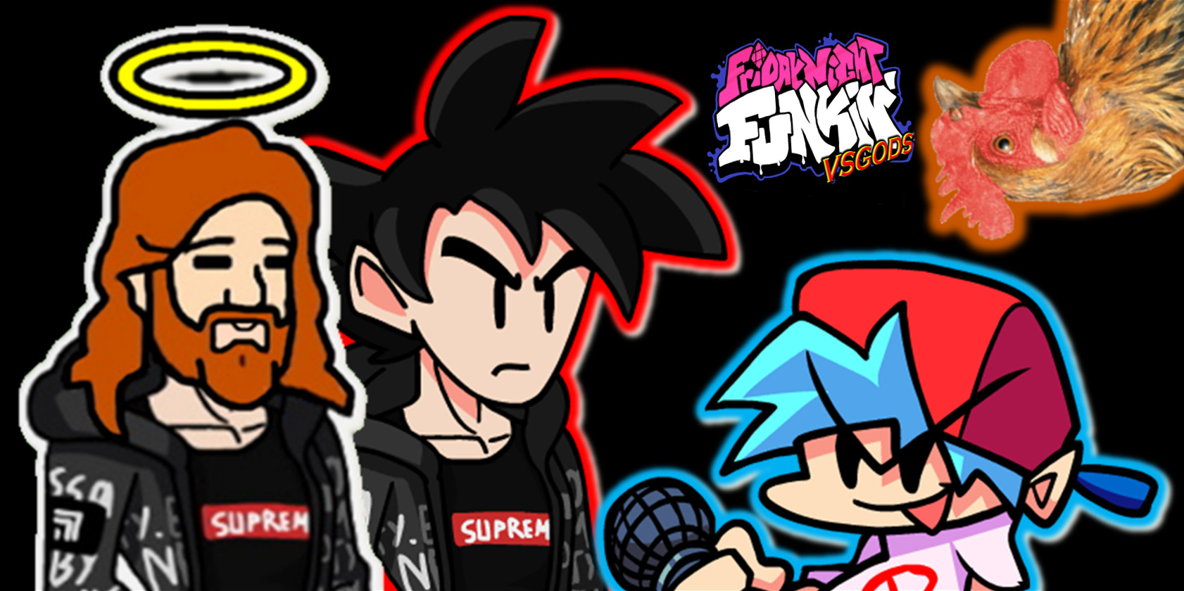 Friday Night Funkin' VSGODS (Drip Goku Mod Fanmade [Friday Night Funkin ...