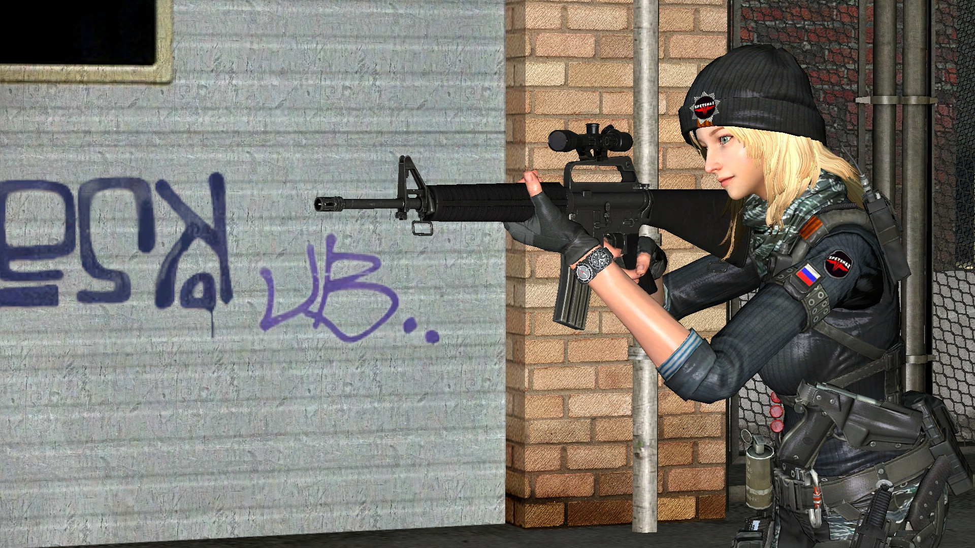 Heffy's M16 For SG550 [Counter-Strike: Source] [Mods]