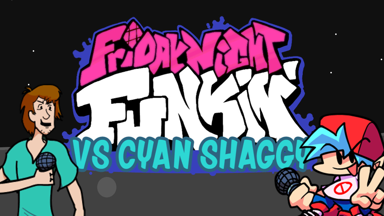 Vs Cyan Shaggy (Full Week) Mod for Friday Night Funkin' | FNF Mods