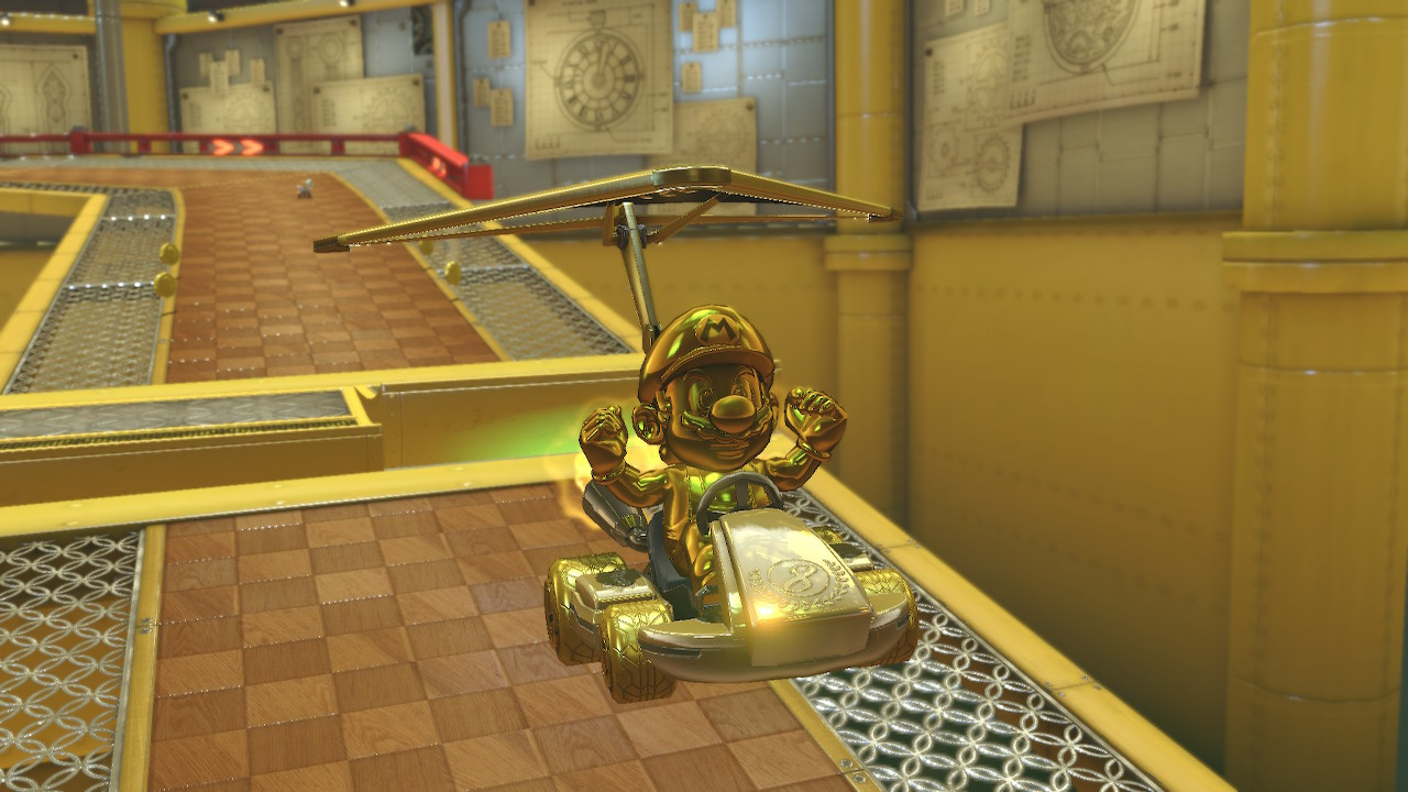 Gold Mario With Pupils (MK8DX) Mod for Mario Kart 8 Deluxe | MK8D Mods