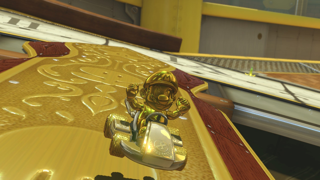 Gold Mario With Pupils (MK8DX) Mod for Mario Kart 8 Deluxe | MK8D Mods