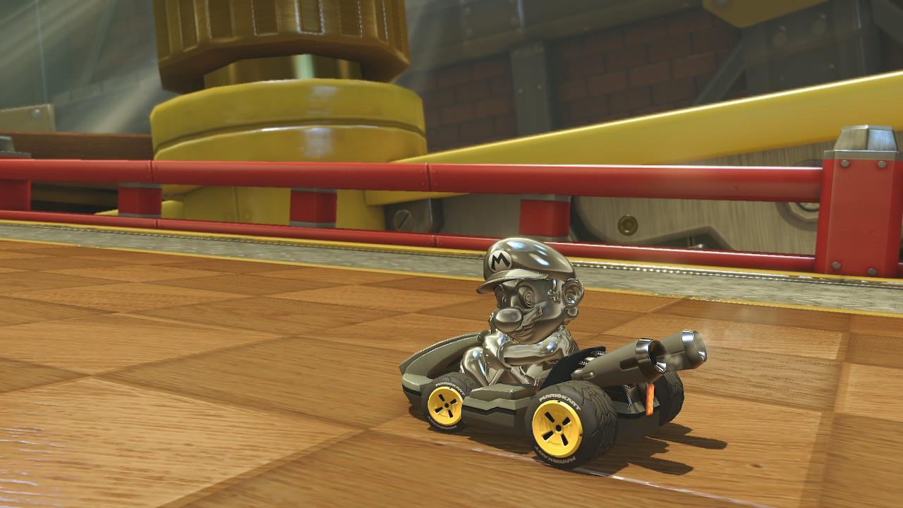 Gold Mario With Pupils (MK8DX) Mod for Mario Kart 8 Deluxe | MK8D Mods
