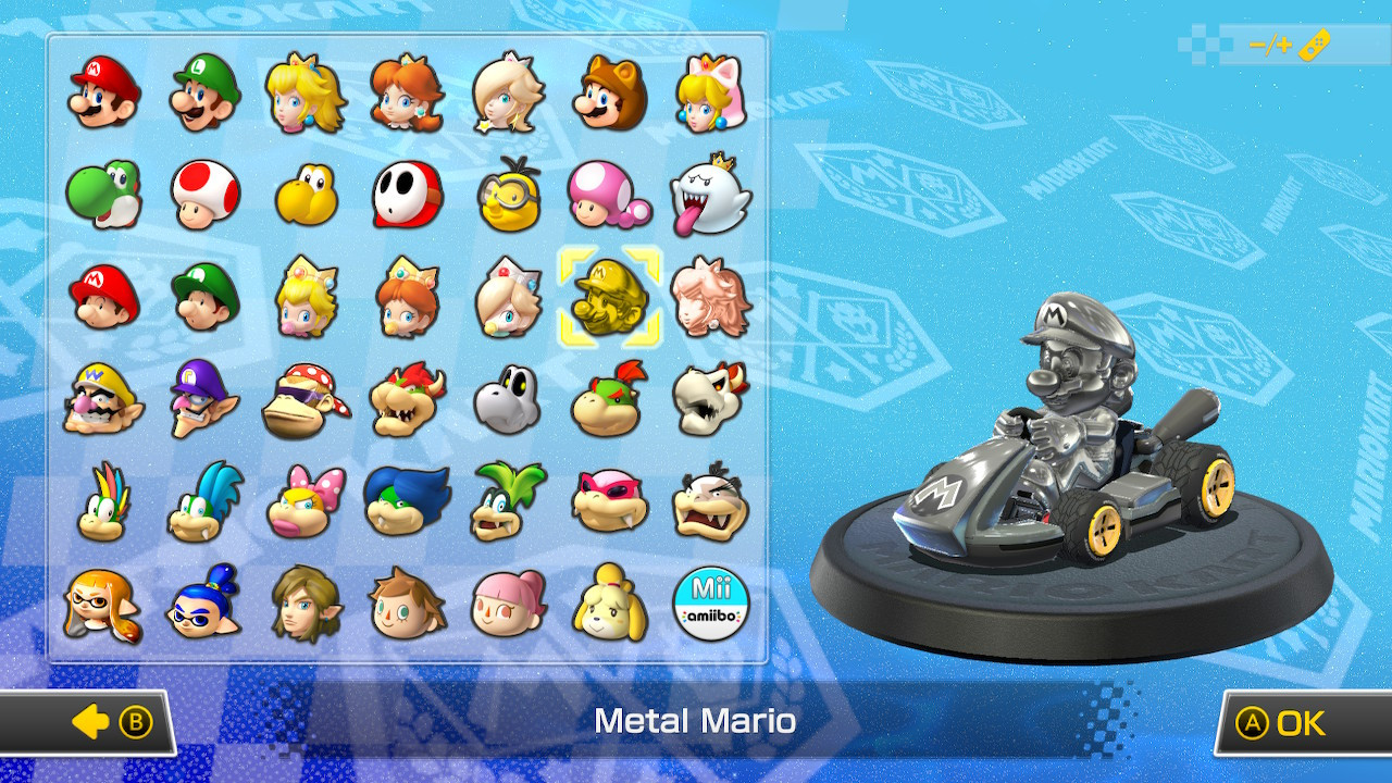 Gold Mario With Pupils (MK8DX) Mod for Mario Kart 8 Deluxe | MK8D Mods