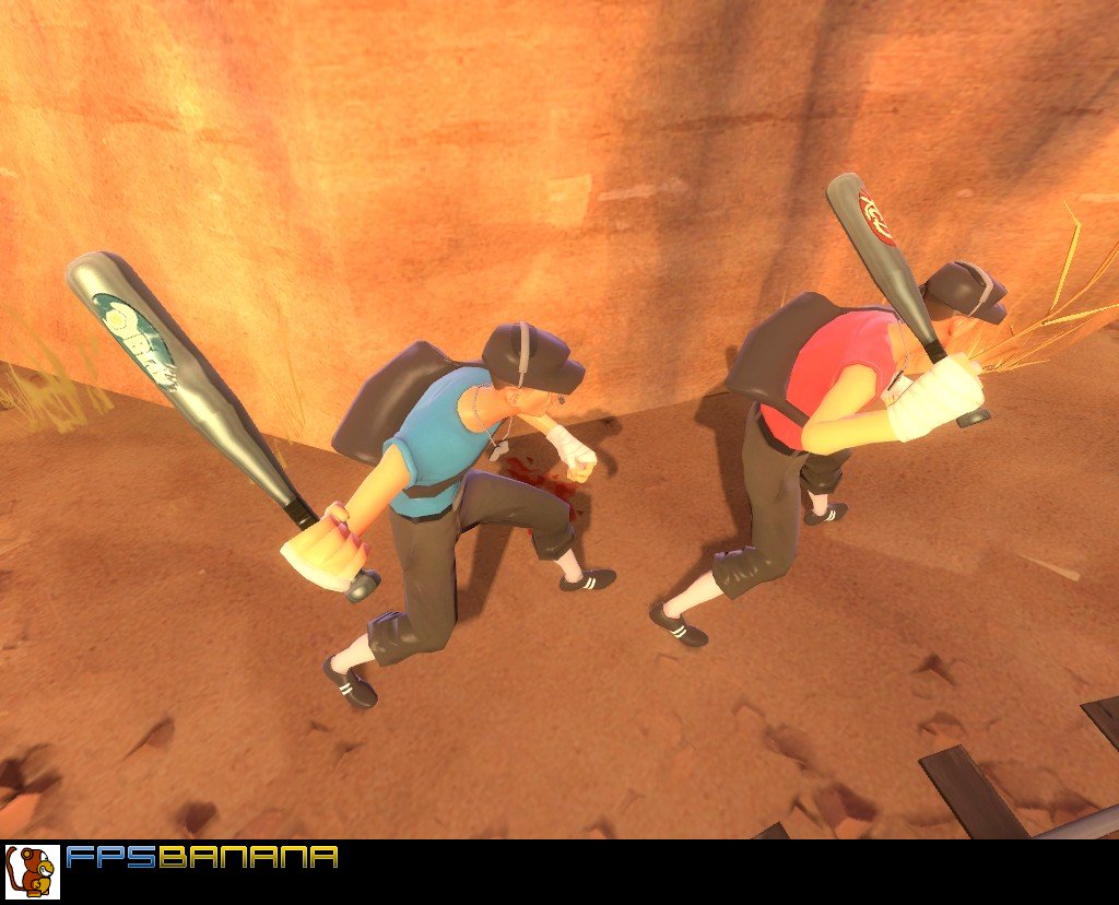 Beta style team coloured Bat Mod for Team Fortress 2 | TF2 Mods