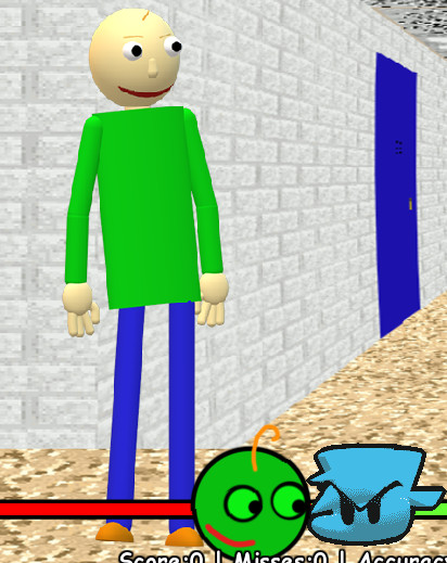 ferocious but is baldi crew Mod for Friday Night Funkin' | FNF Mods