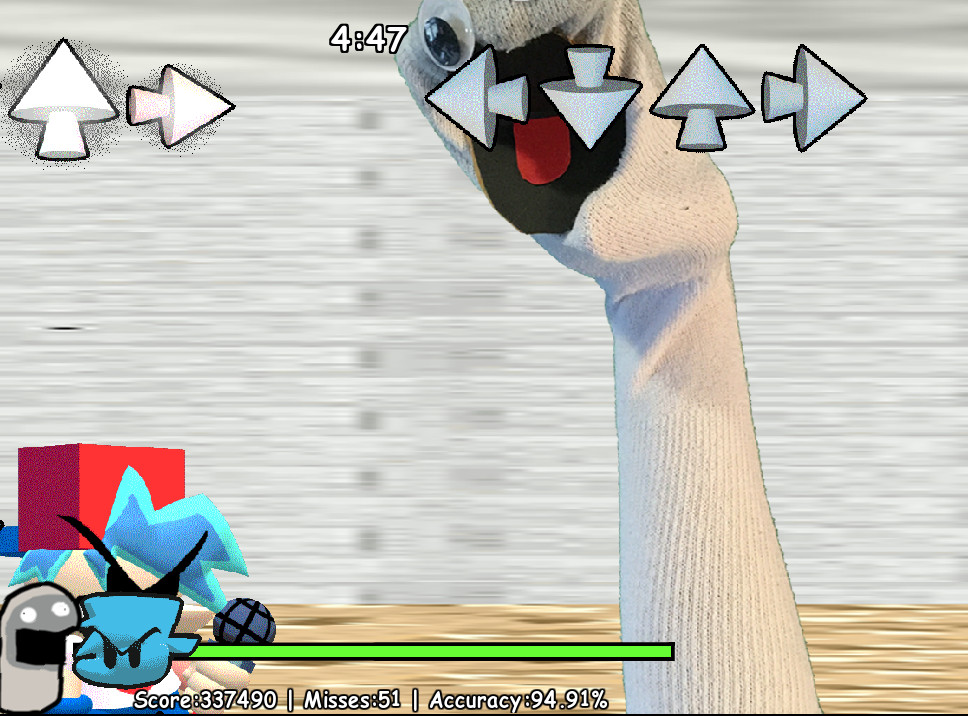 ferocious but is baldi crew Mod for Friday Night Funkin' | FNF Mods