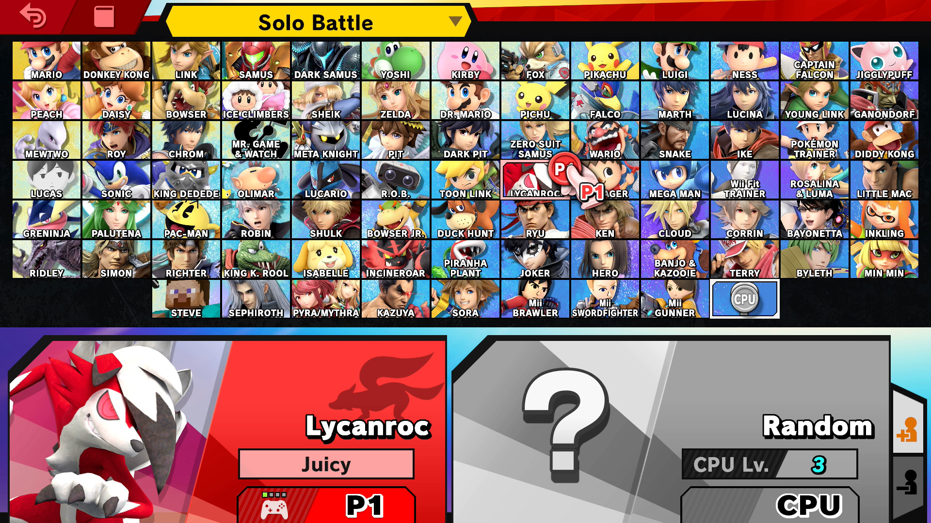 Lycanroc Mod for Super Smash Bros. Ultimate | SSBU Mods