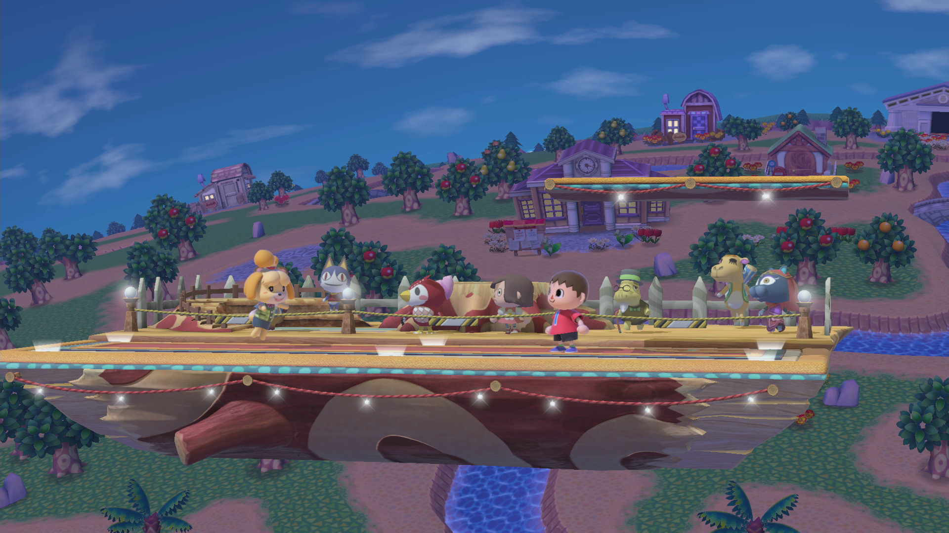 Always Night Smashville Mod for Super Smash Bros. Ultimate | SSBU Mods