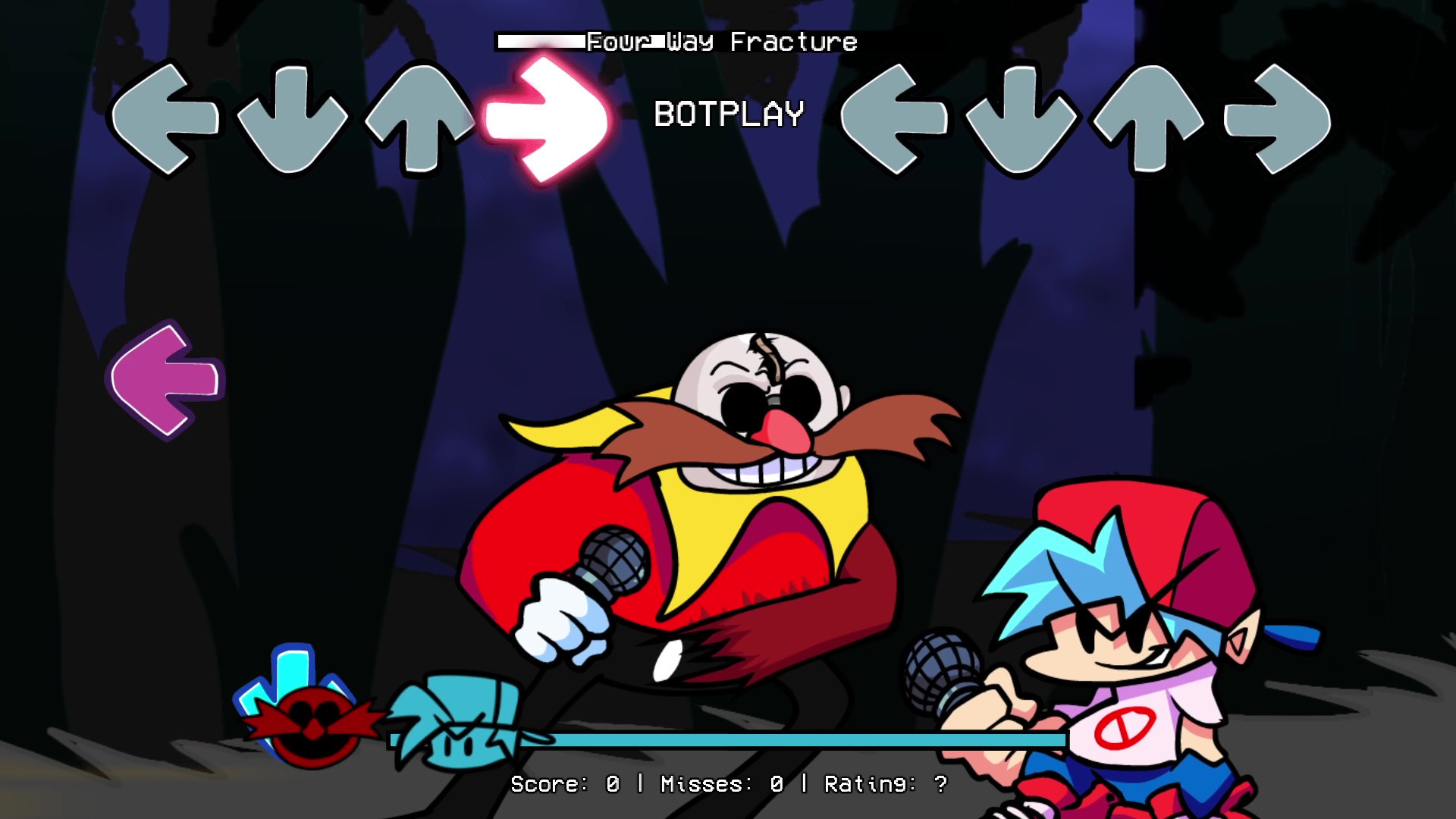 Four-Way Fracture Mod for Friday Night Funkin' | FNF Mods