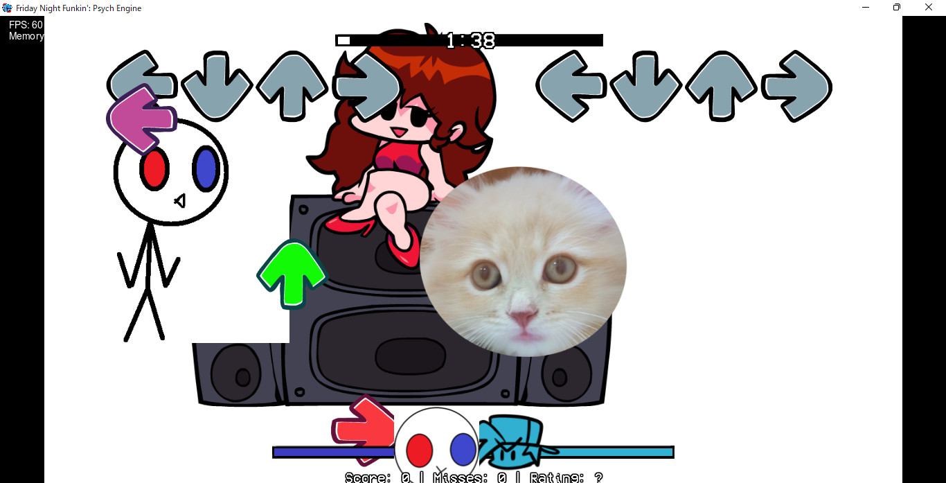 (original)stickman(mawario) vs cat(menn) Mod for Friday Night Funkin ...