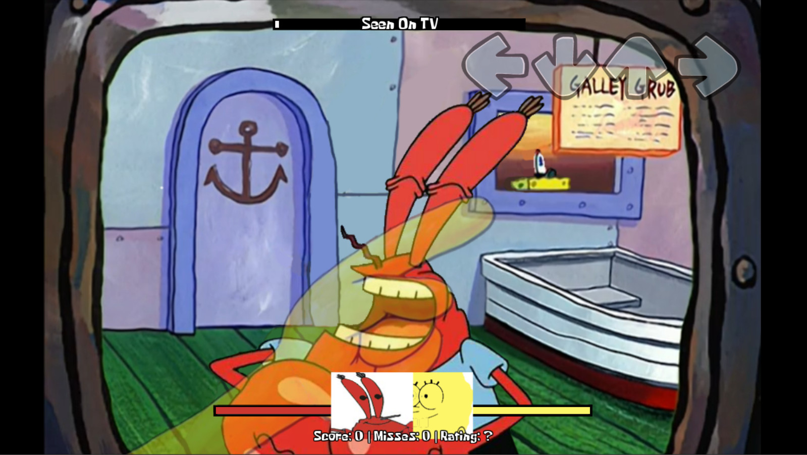 Krab Sez (Reskin of Sonic Says) Mod for Friday Night Funkin' | FNF Mods