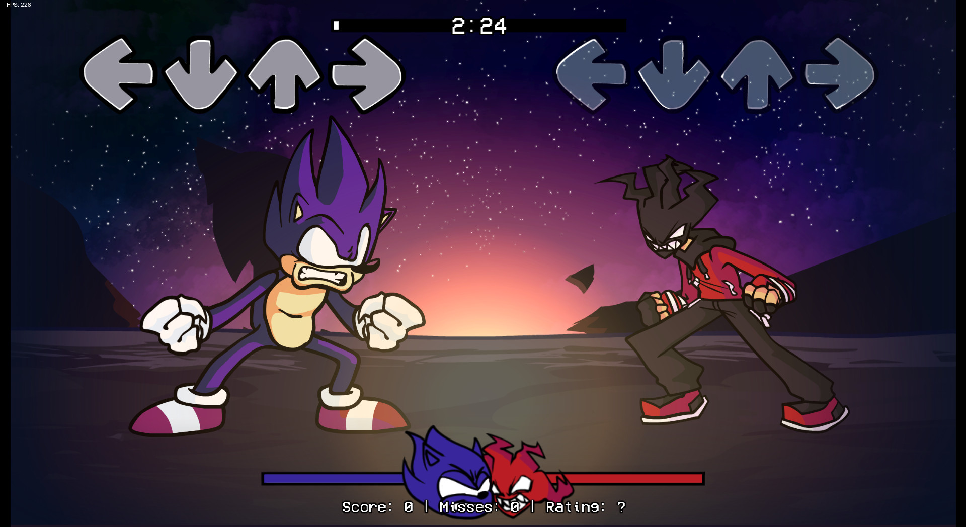 Genocide But Dark Sonic VS Agoti Mod for Friday Night Funkin' | FNF Mods